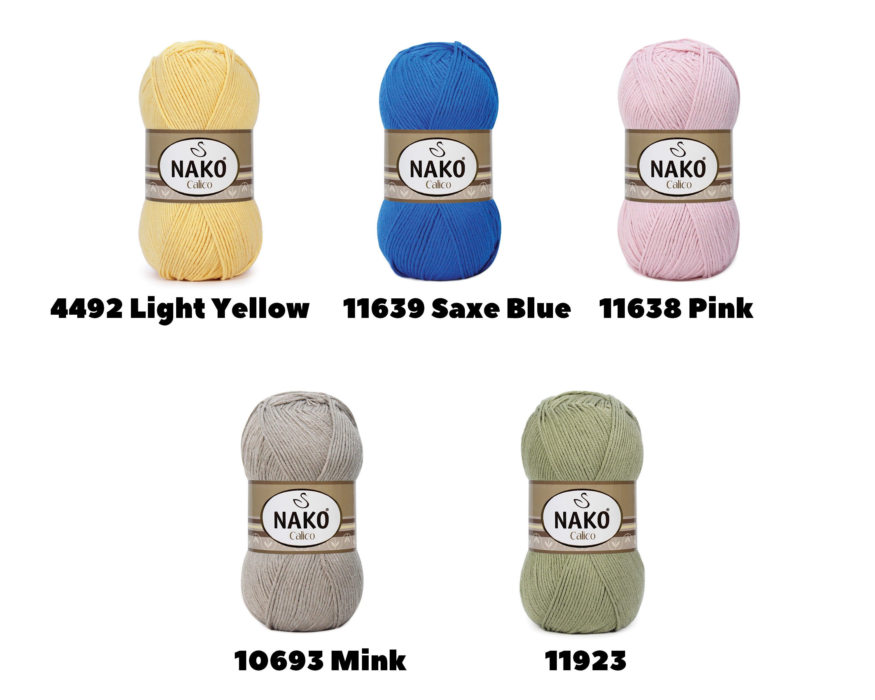 Nako Calico Nako Calico Yarn Cotton Yarn Amigurumi Yarn | Etsy