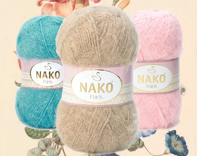 NAKO Paris, Knitting Yarn, Crochet Yarn, Nako Paris Yarn, Nako Yarn, Paris Nako Yarn, Hat Yarn ...