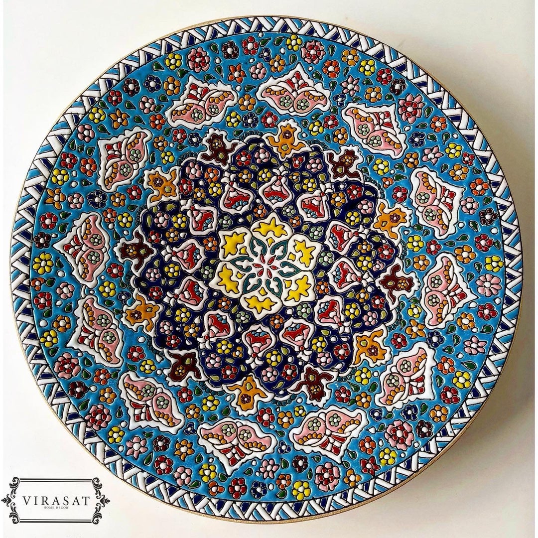 Ceramic Hand Painted Statement Display Plate/wall Art - BEST GIFT ...