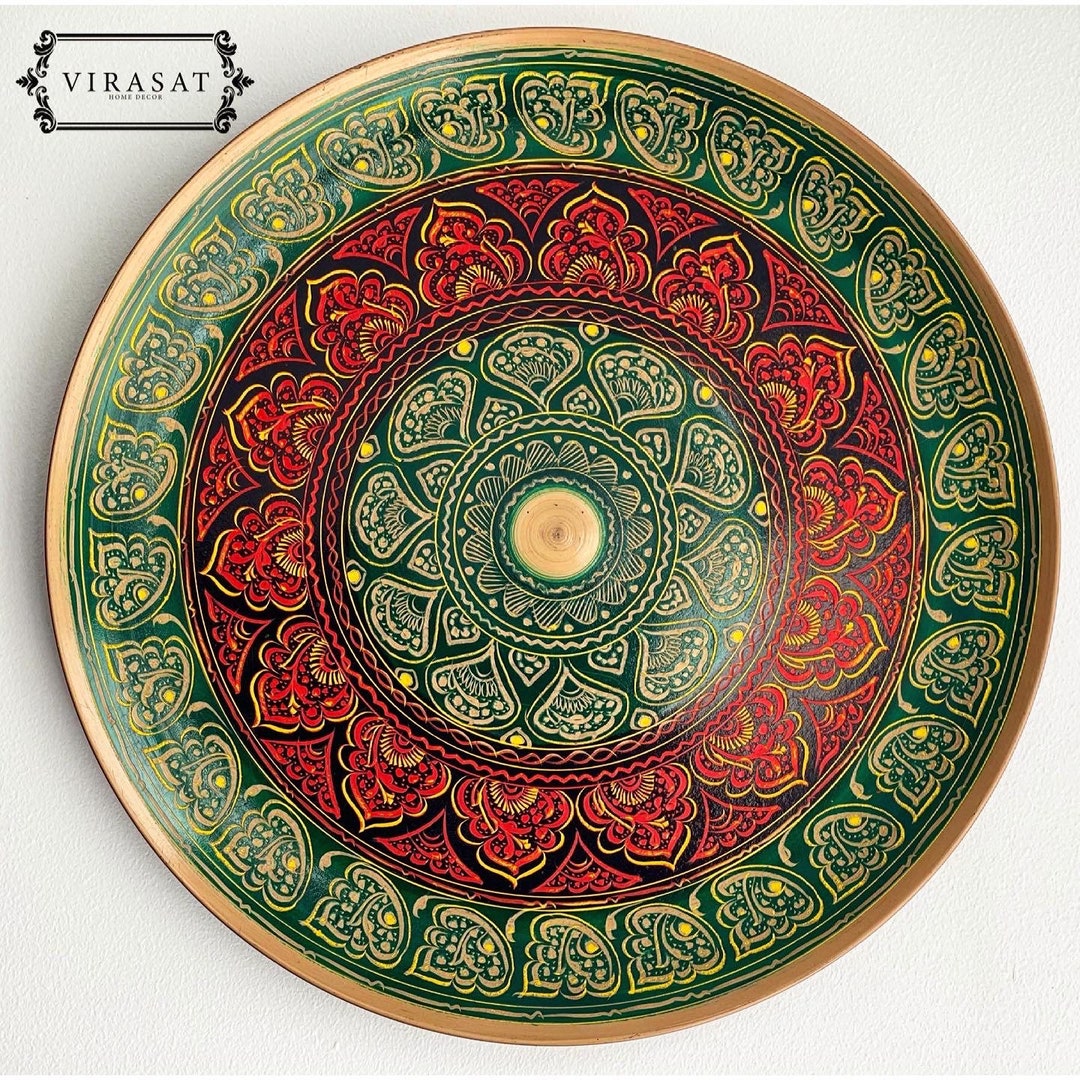 Wooden Plate, Decoration Plate, Statement Plate, Housewarming Present ...
