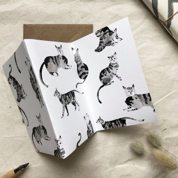 Tabby's Concertina Card - Etsy