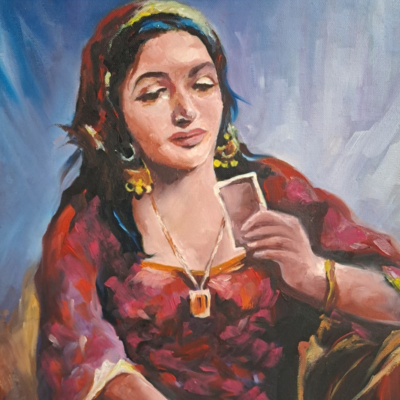 Gypsy Painting - Etsy