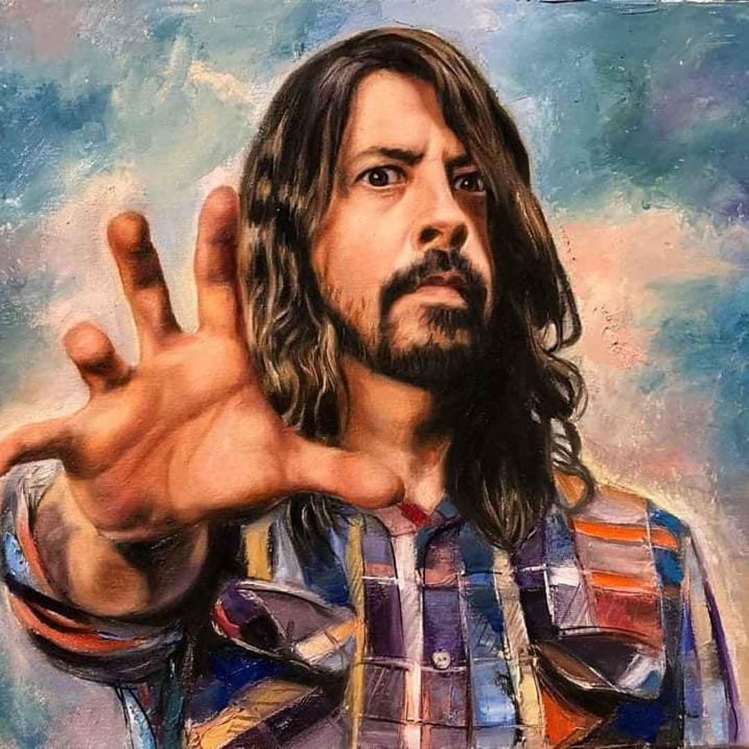 Oil Portrait From Photo Hand-painted Painting as Oil Painting ...