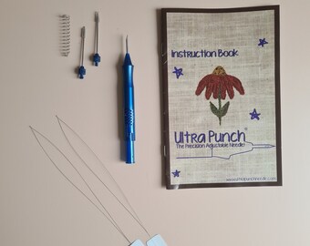 Ultra Punch Needle 3 Tips 2 Threaders Instruction Booklet - Etsy