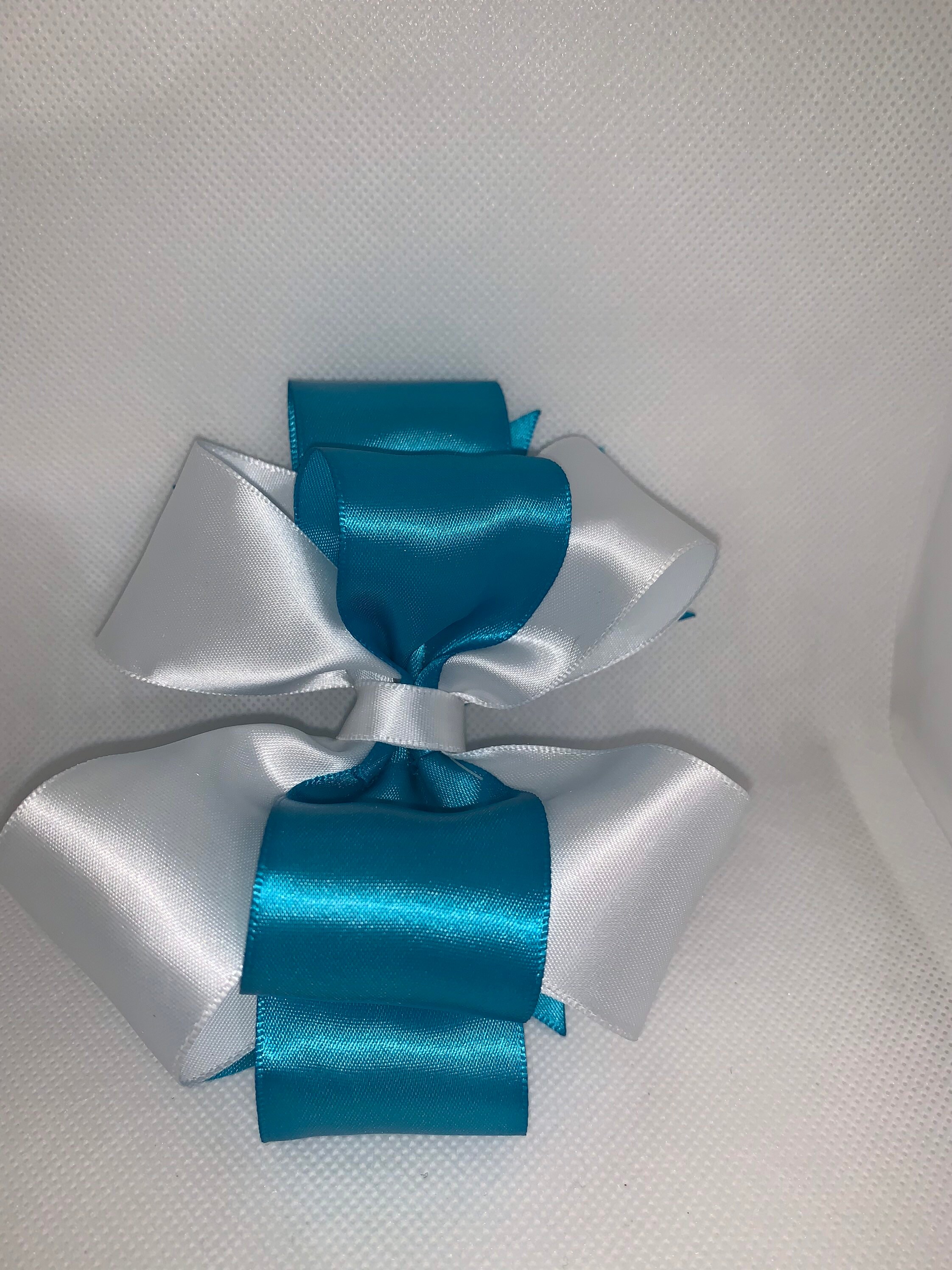 Cinta de arco de color turquesa y blanco - Etsy España