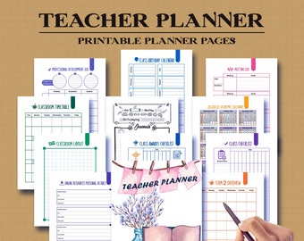 Teacher Planner 2020 2021 - Etsy