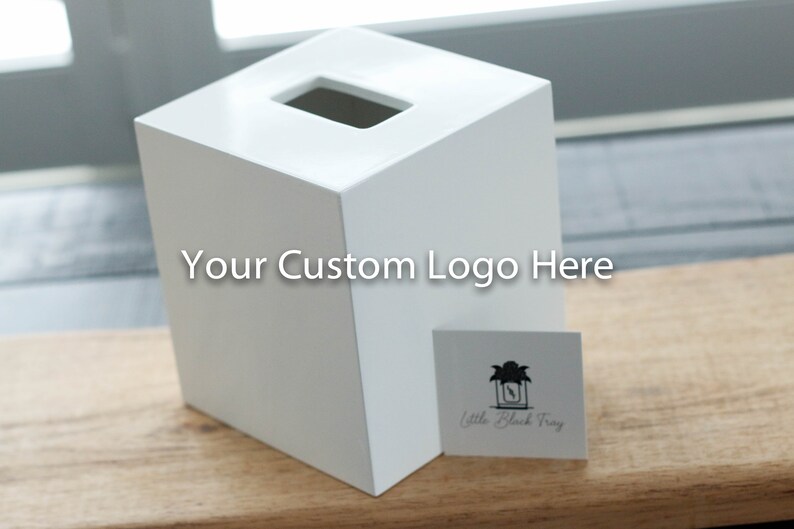 Customizable Logo Tissue Box - Etsy