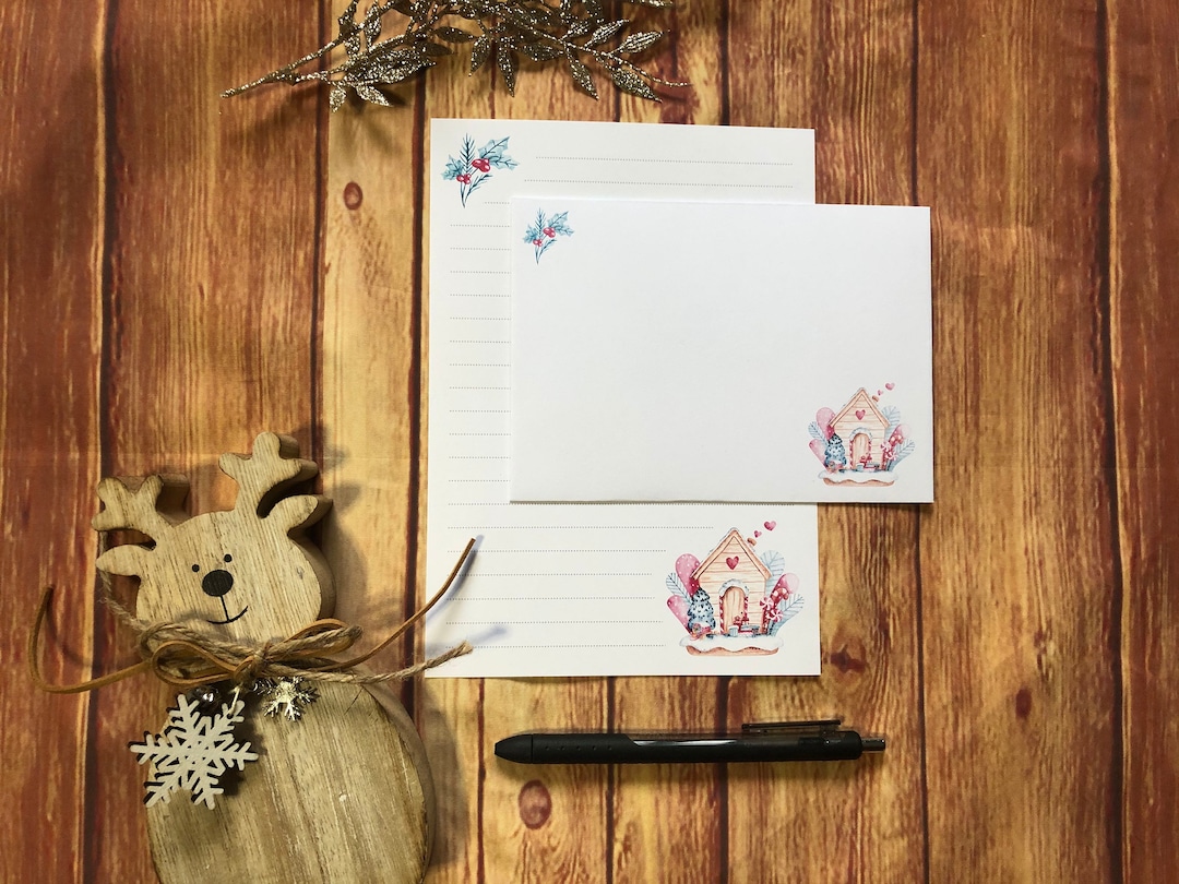 Christmas Candy House A5 Schreibset, Briefset, Penpal, Custom ...