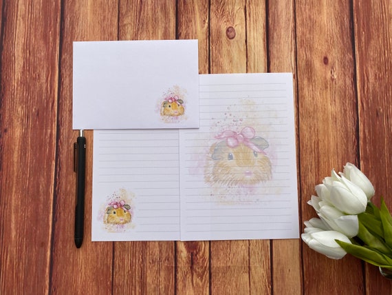 Guinea Pig A5 Writing Set Snail Mail Happy Post Penpal - Etsy