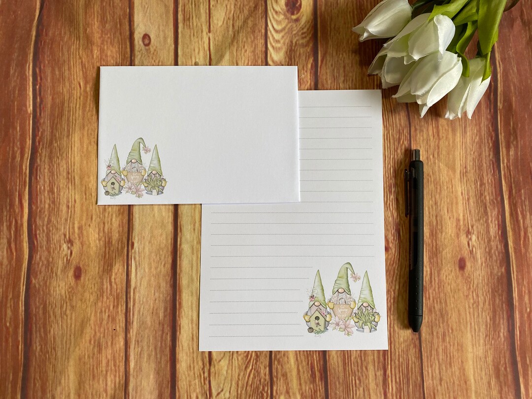 Spring Gonks A5 Writing Set, Snail Mail, Happy Post, Penpal, Letter Set ...