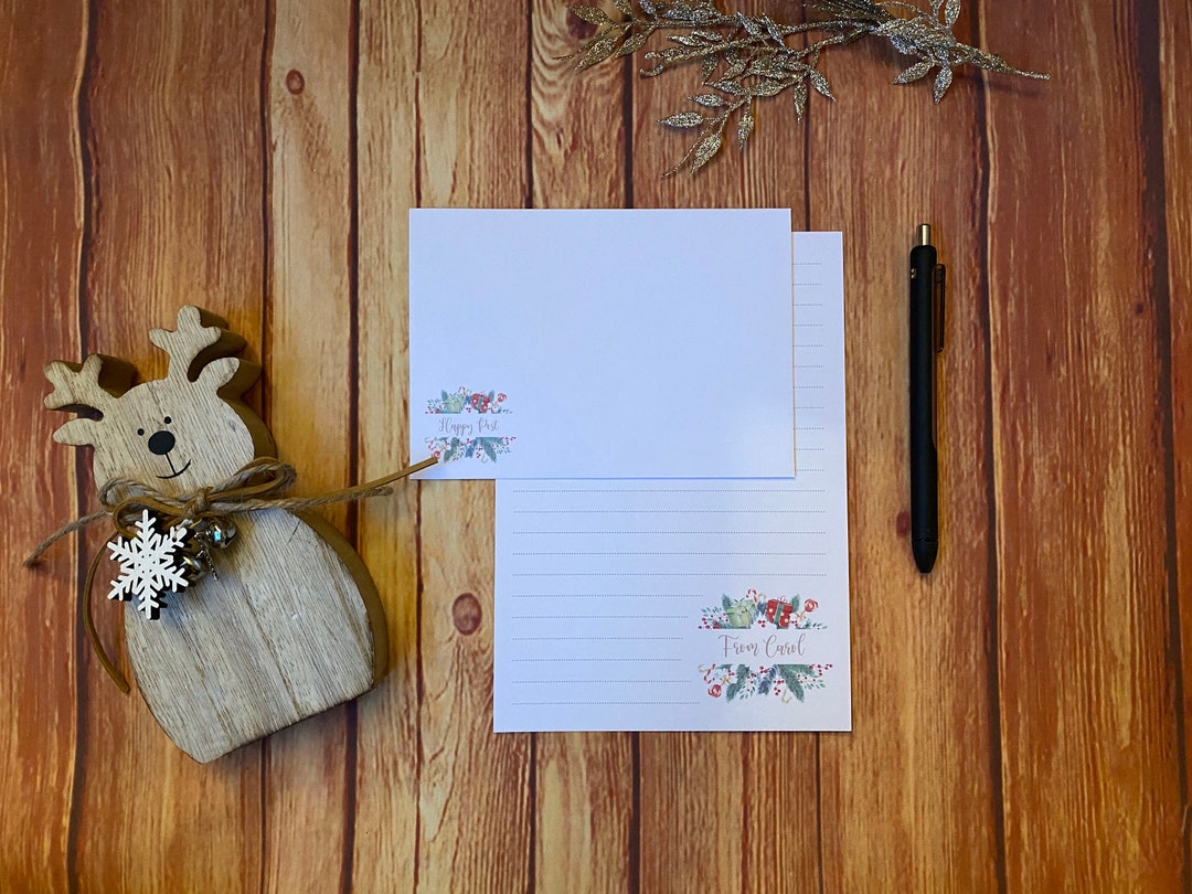 Personalised Presents A5 Writing Set, Writing Set, Penpal, Custom ...