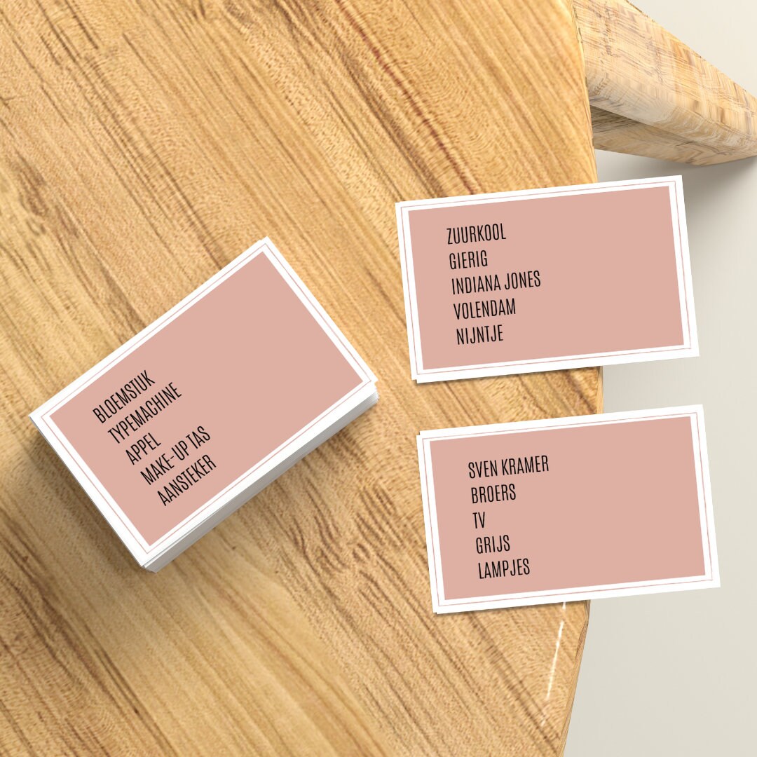 Download & Print - 30 Second Cards - General 3 - 80 Cards, 400 Concepts ...