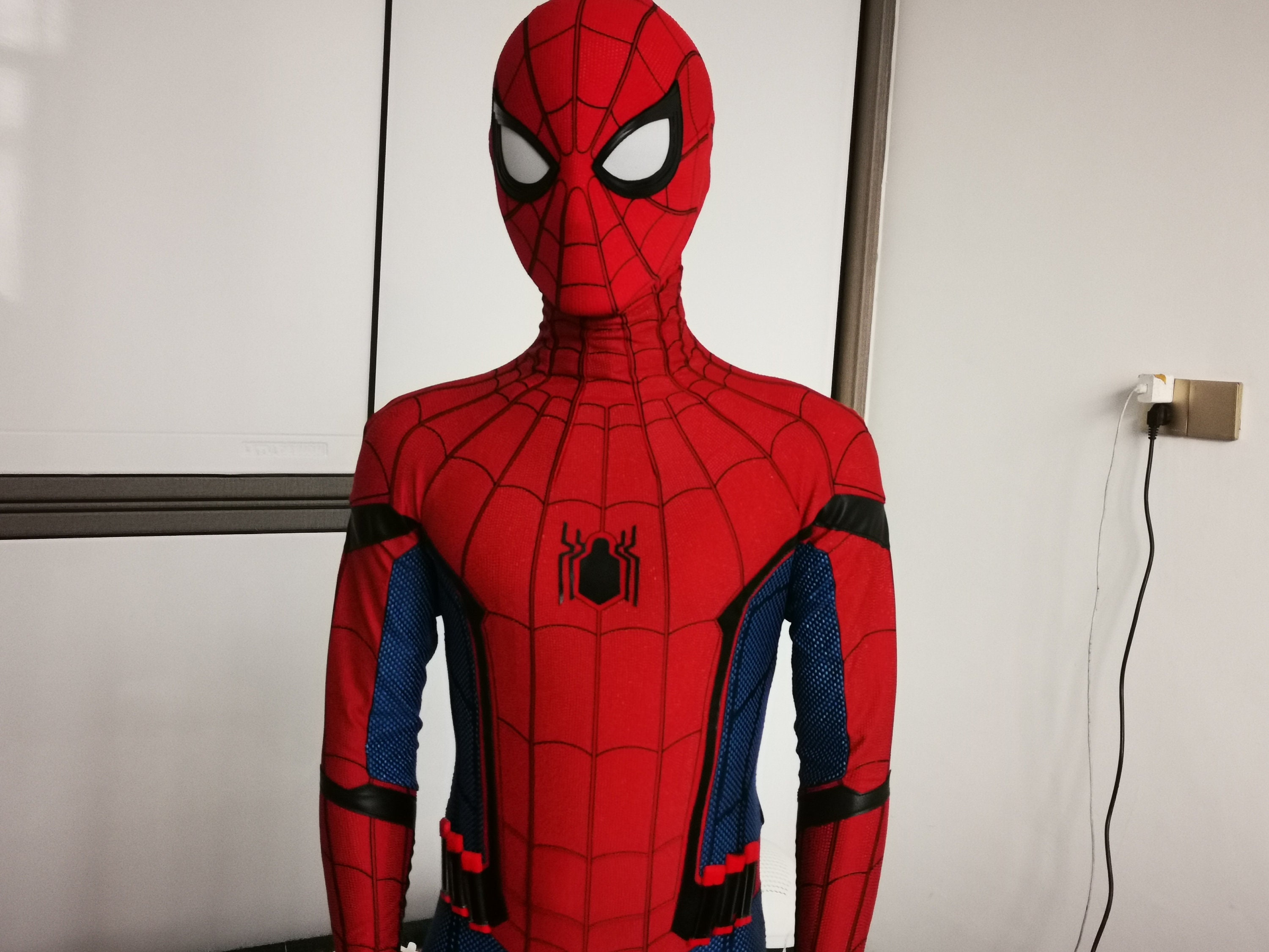 Spiderman Homecoming Suit Spider-man Cosplay Suit Wearable - Etsy Denmark