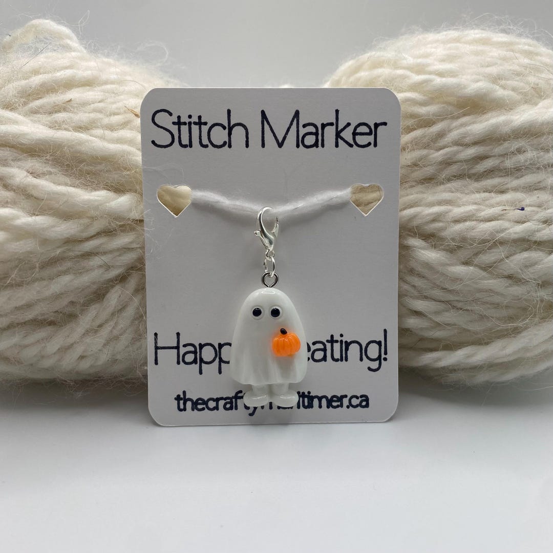Ghost Stitch Marker: Knitting/crochet Progress Keeper - Etsy