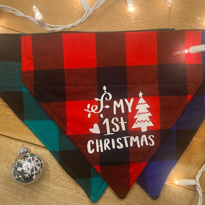 Christmas Bandana - Etsy