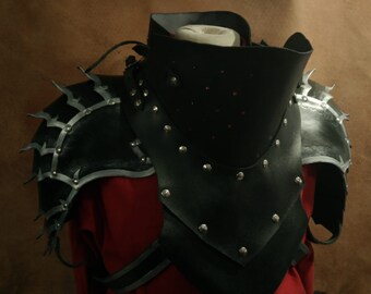 Leather Gorget - Etsy
