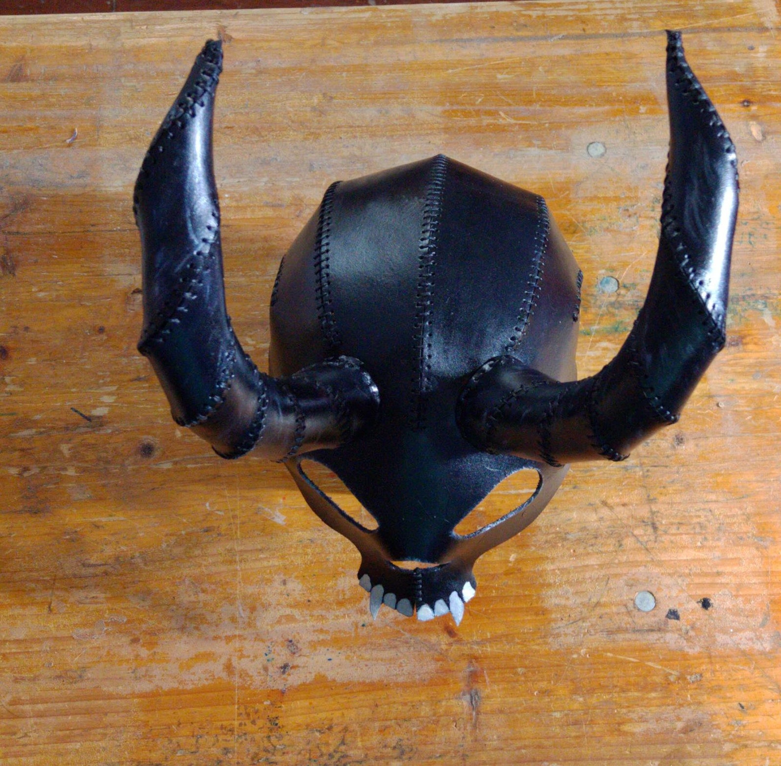 Leather Skull Helmet Elmo Teschio in Cuoio Made in Italy - Etsy