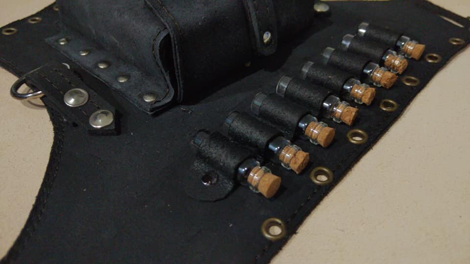 Belt Kit Potion Alchemist Bag Kit Alchimista Da Cintura Larp Grv Made ...