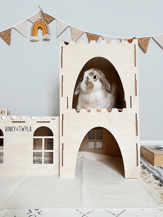 Double Storey Rabbit Castle | Etsy