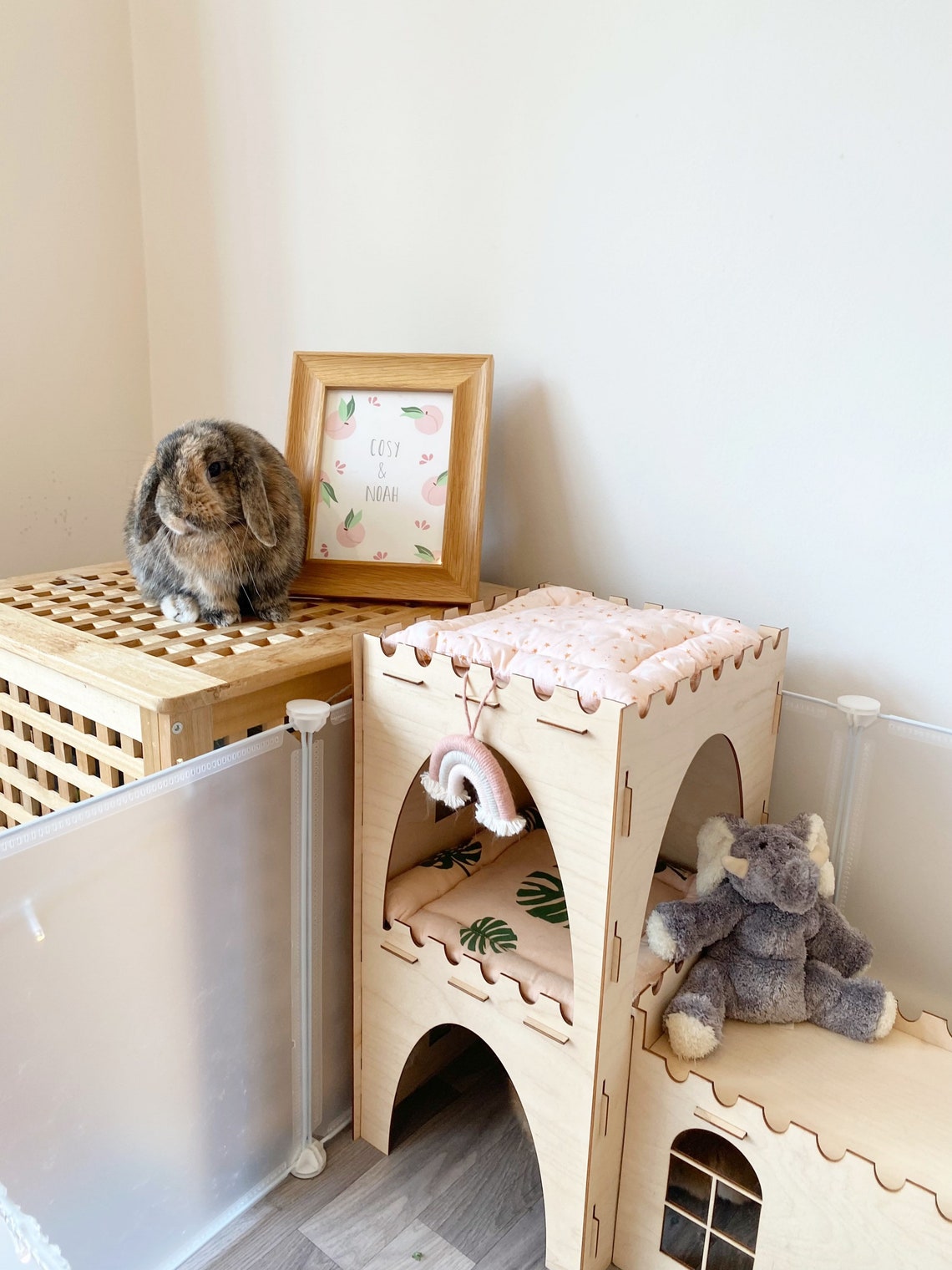 Double Storey Rabbit Castle | Etsy