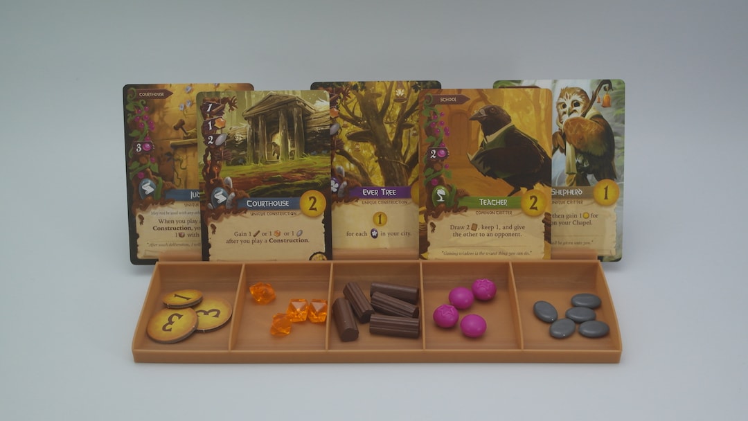 Card & Token Organizer Tray – Premium Plastic Tray for Board Game ...