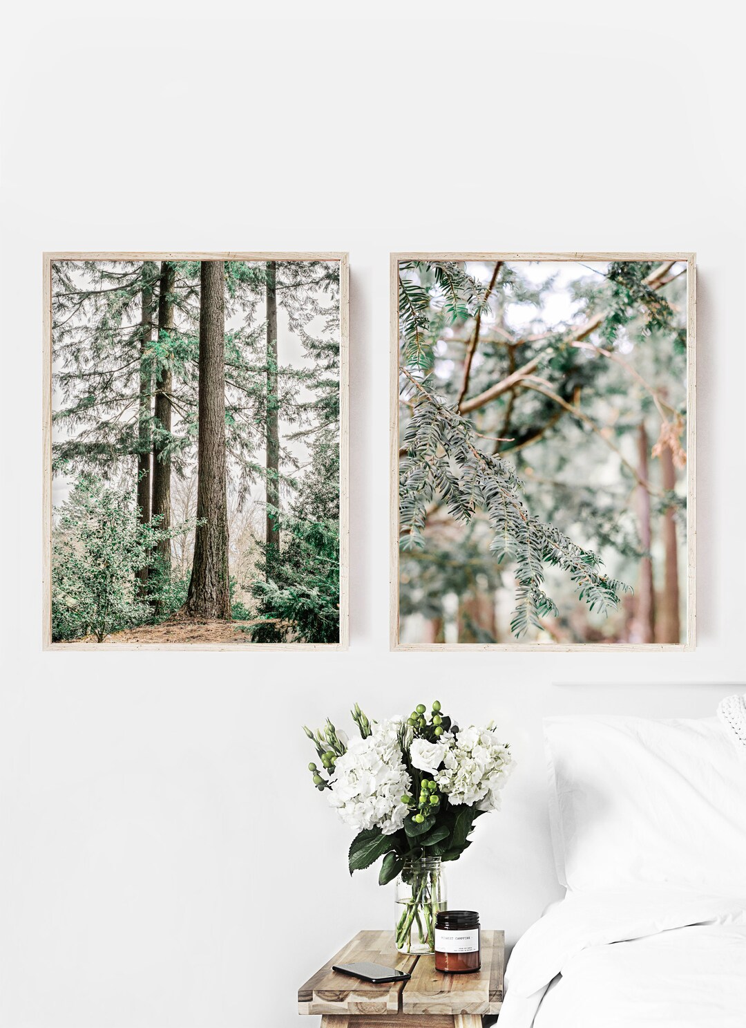 Oregon Pine Tree Print Set: Forest Photography (digital Download) - Etsy