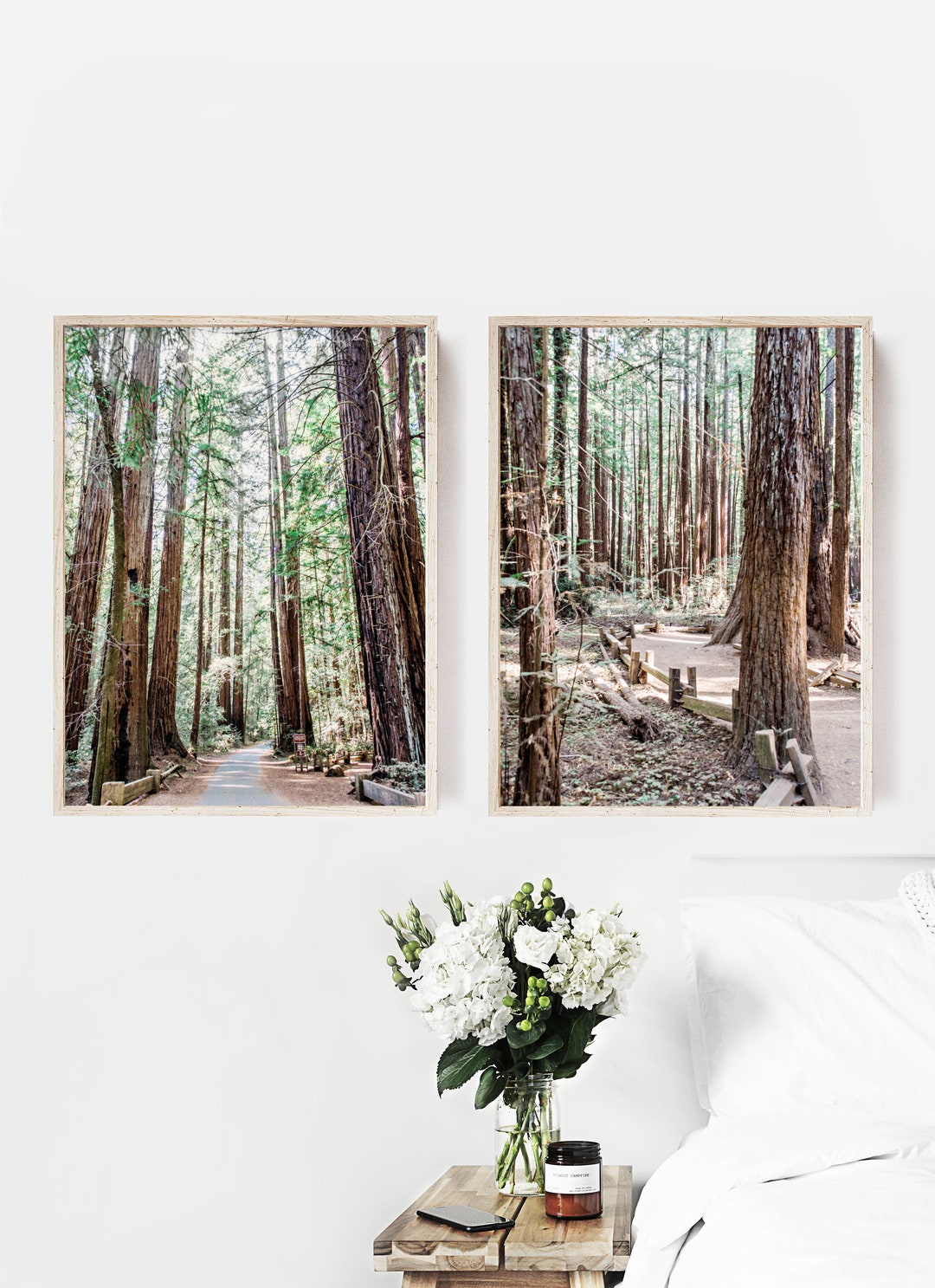 Pine Tree Print, Forest Print, California Poster, Redwood Wall Art - Etsy