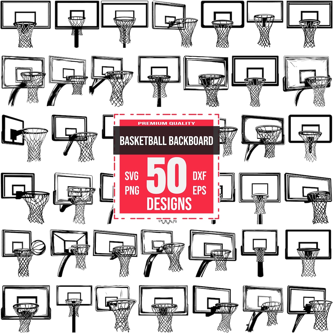 Basketball Backboard Svg Bundle, Basketball Backboard Png, Basketball ...
