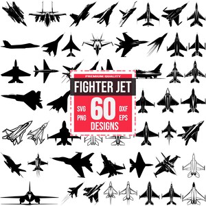 Fighter Jet Svg Bundle, Fighter Jet Png, Jet Plane Svg, Military ...