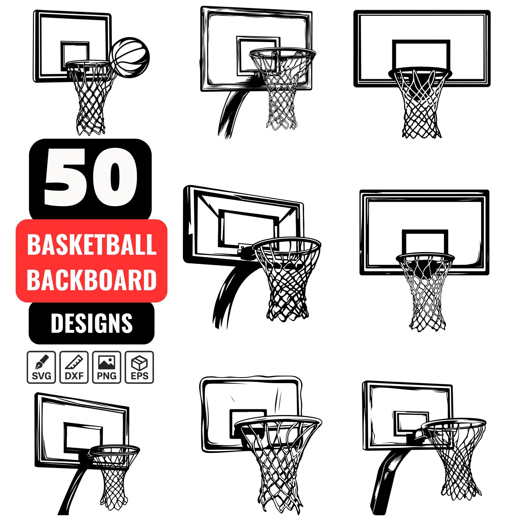 Basketball Backboard Svg Bundle, Basketball Backboard Png, Basketball ...