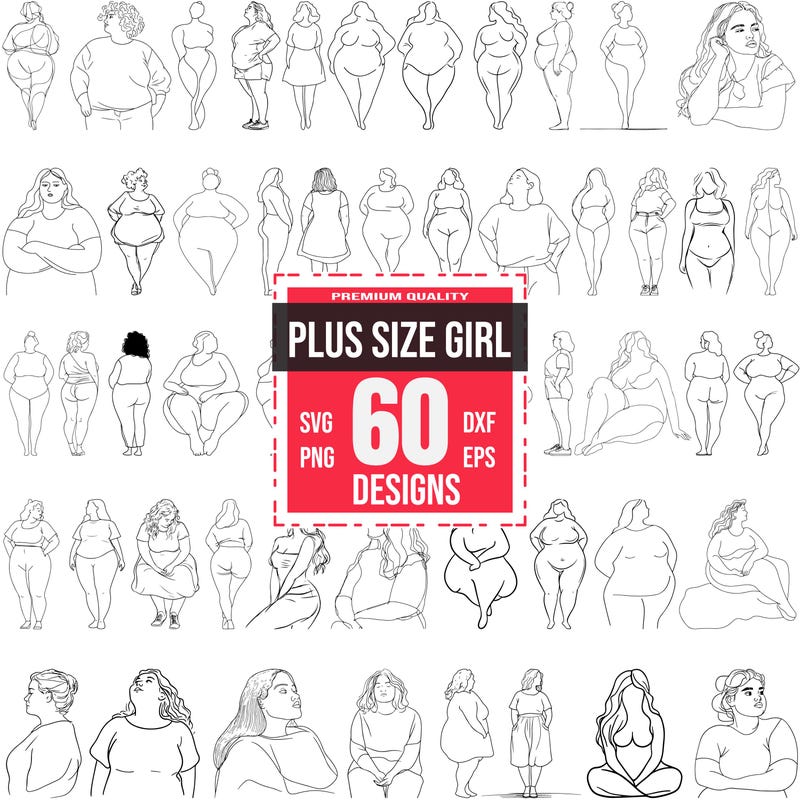 Plus Size Woman Art - Etsy
