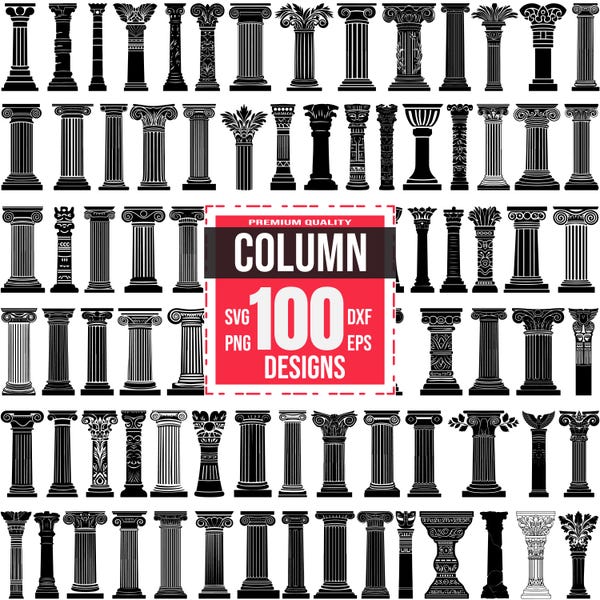 1/2 Columns for Wall - Etsy