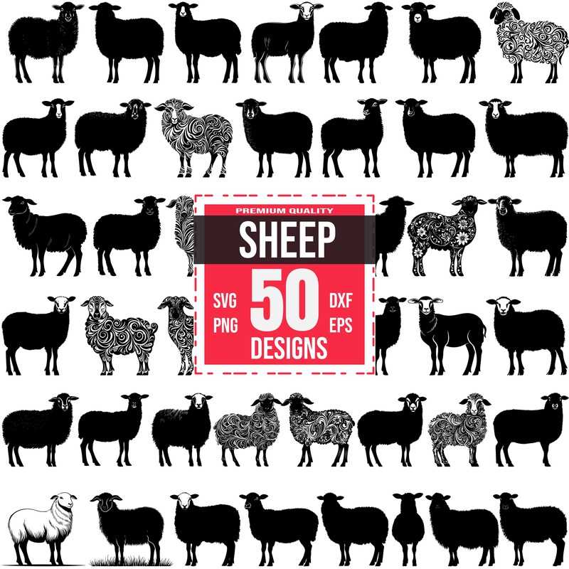Baby Sheep Svg - Etsy