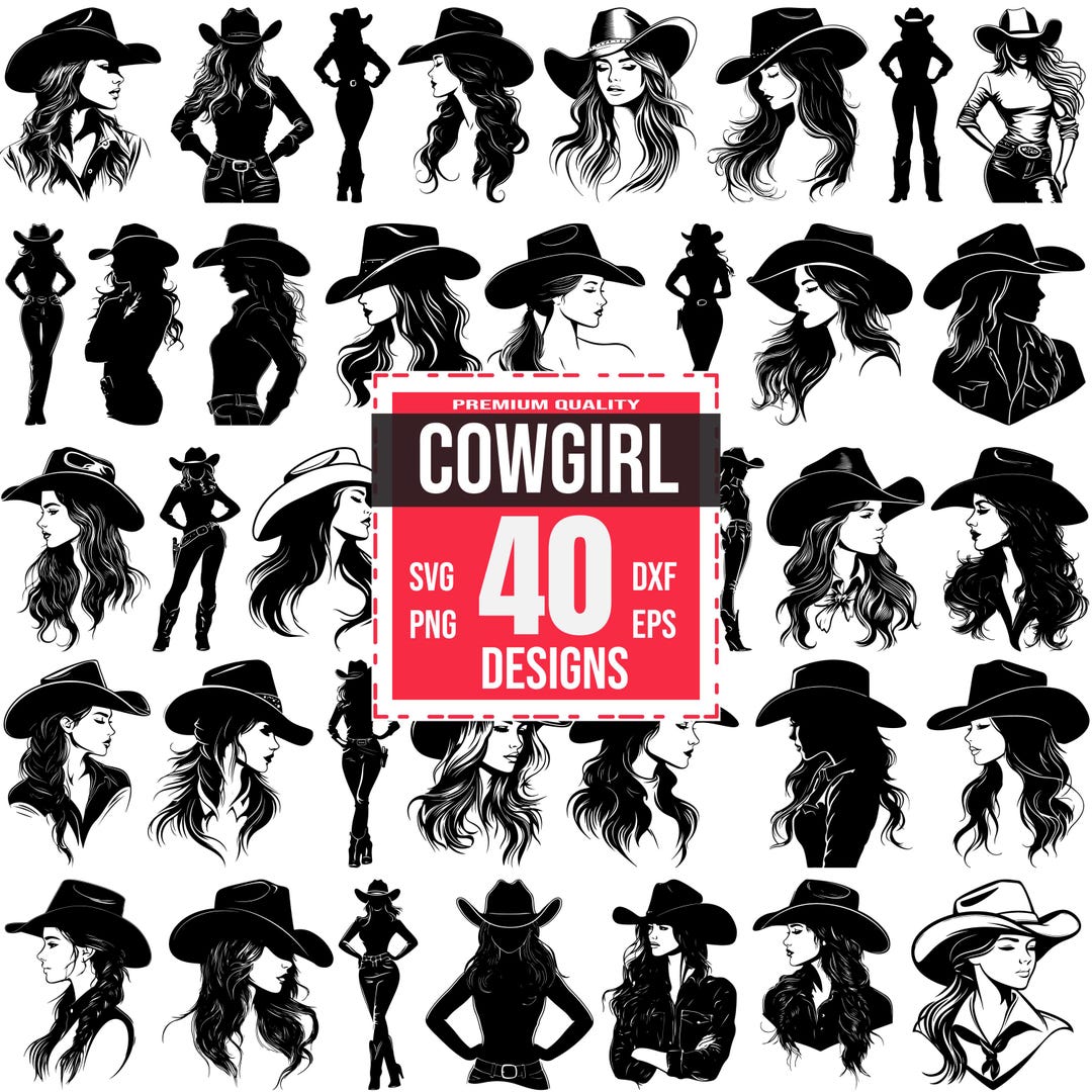 Cowgirl Svg Bundle, Rodeo Svg, Country Girl Svg, Cowgirl Life Svg, Farm ...