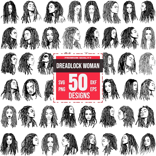 Dreads Svg - Etsy