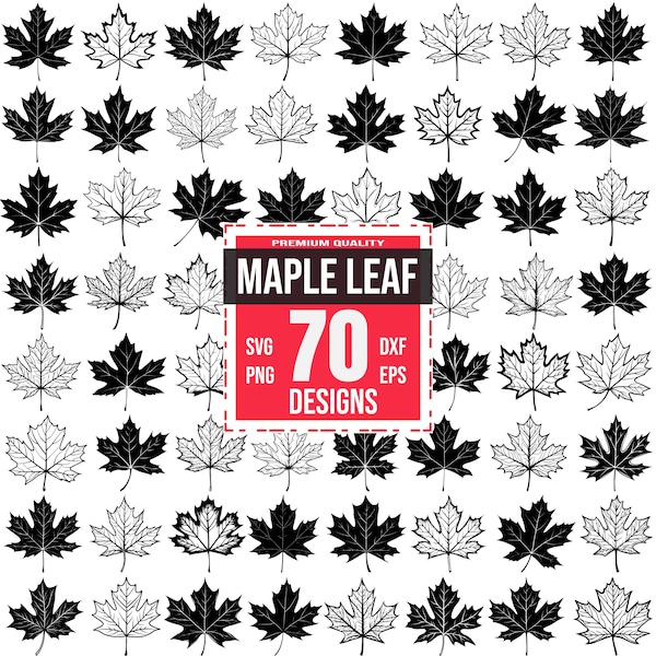Maple Leaf Design - Etsy