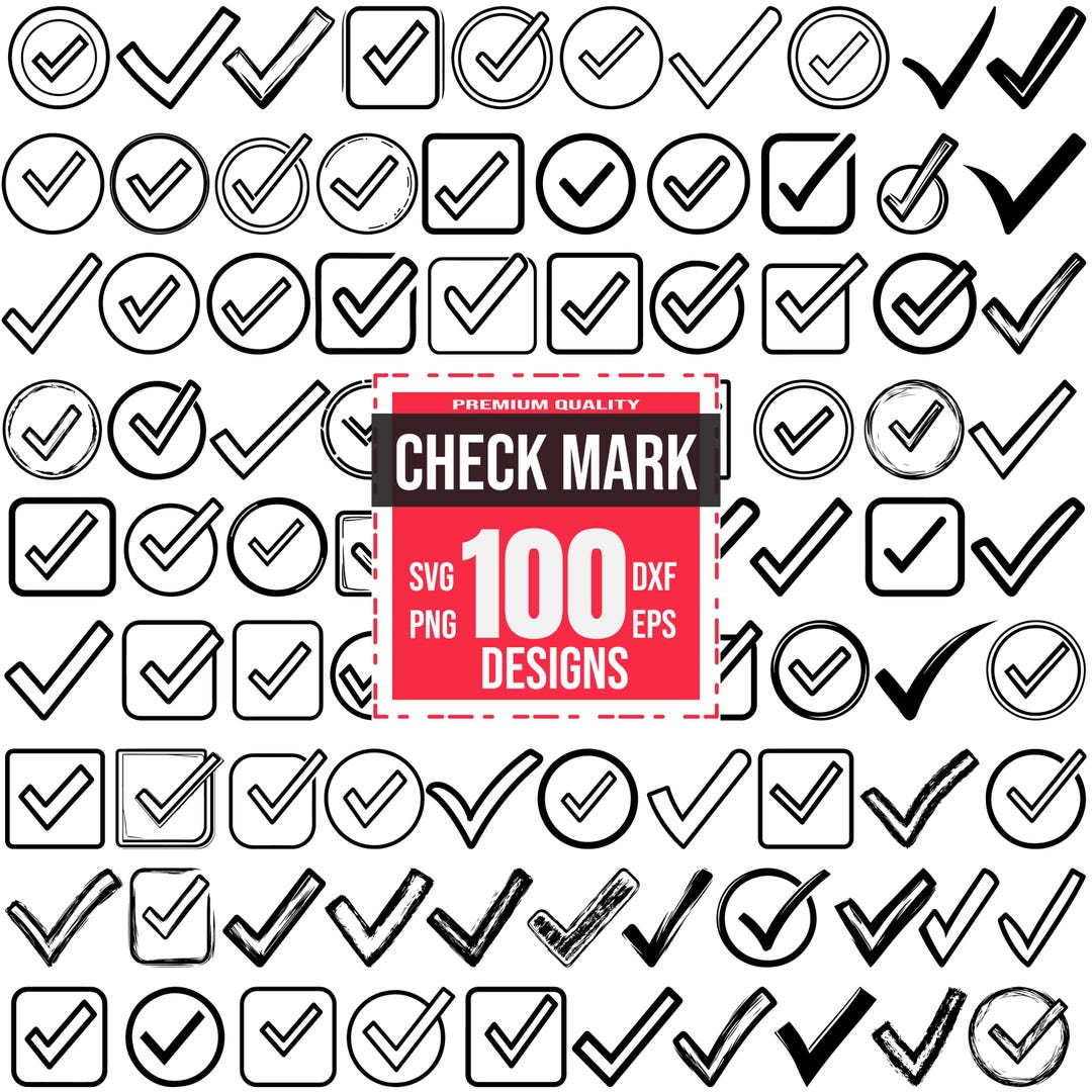 Check Mark Svg Bundle, Check Symbol Svg, Check Mark Drawing, Success ...