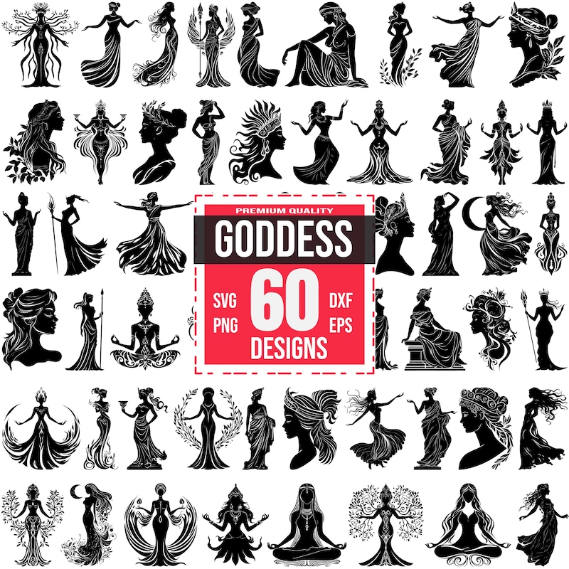 Goddess Svg - Etsy