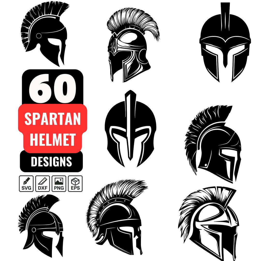 Spartan Helmet Svg Bundle, Greek Helmet Svg, Spartan Armor Svg, Ancient ...