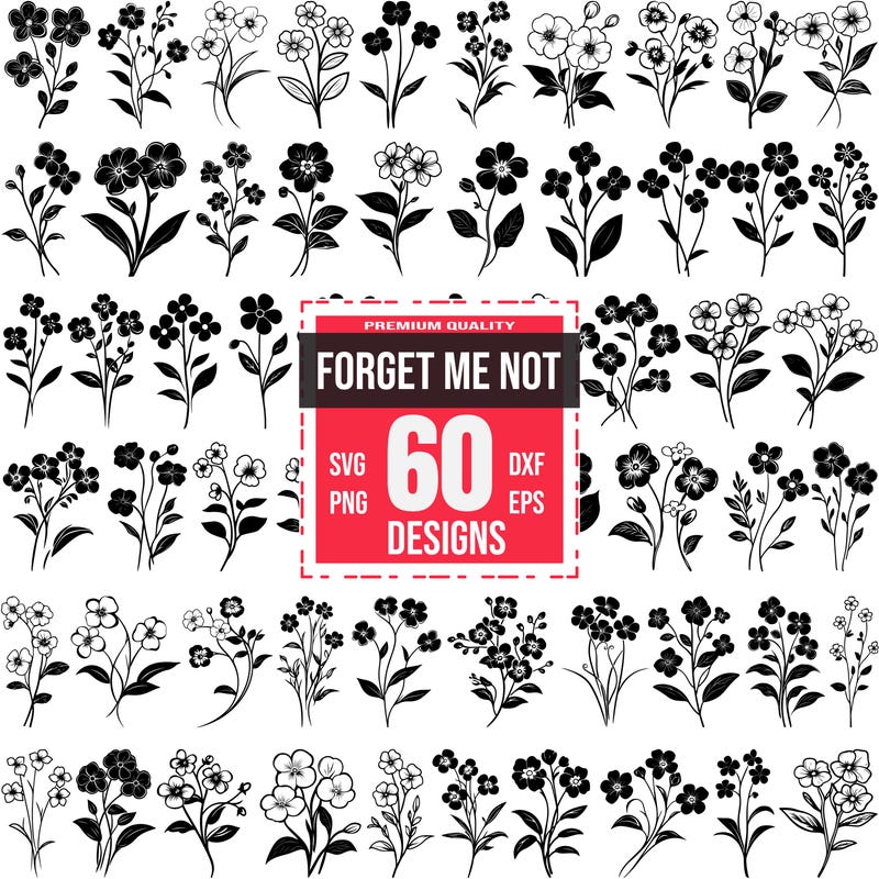 Forget Me Not Flower - Etsy