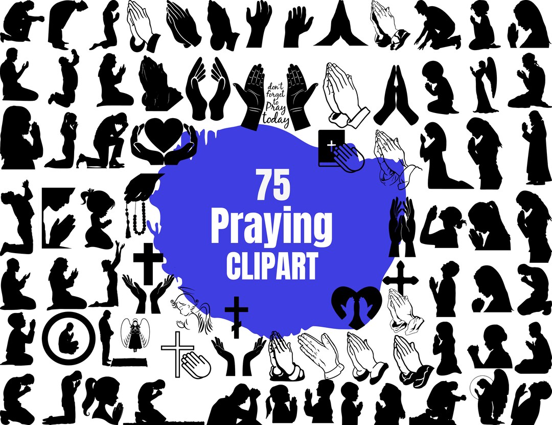 Praying Svg, Praying Svg Bundle, Praying Cut File, Praying Clipart ...