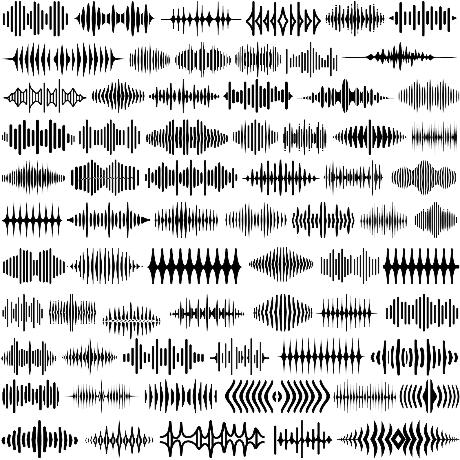 Sound Wave Svg Bundle, Sound Wave Png, Sound Wave Dxf, Music Wave Svg ...