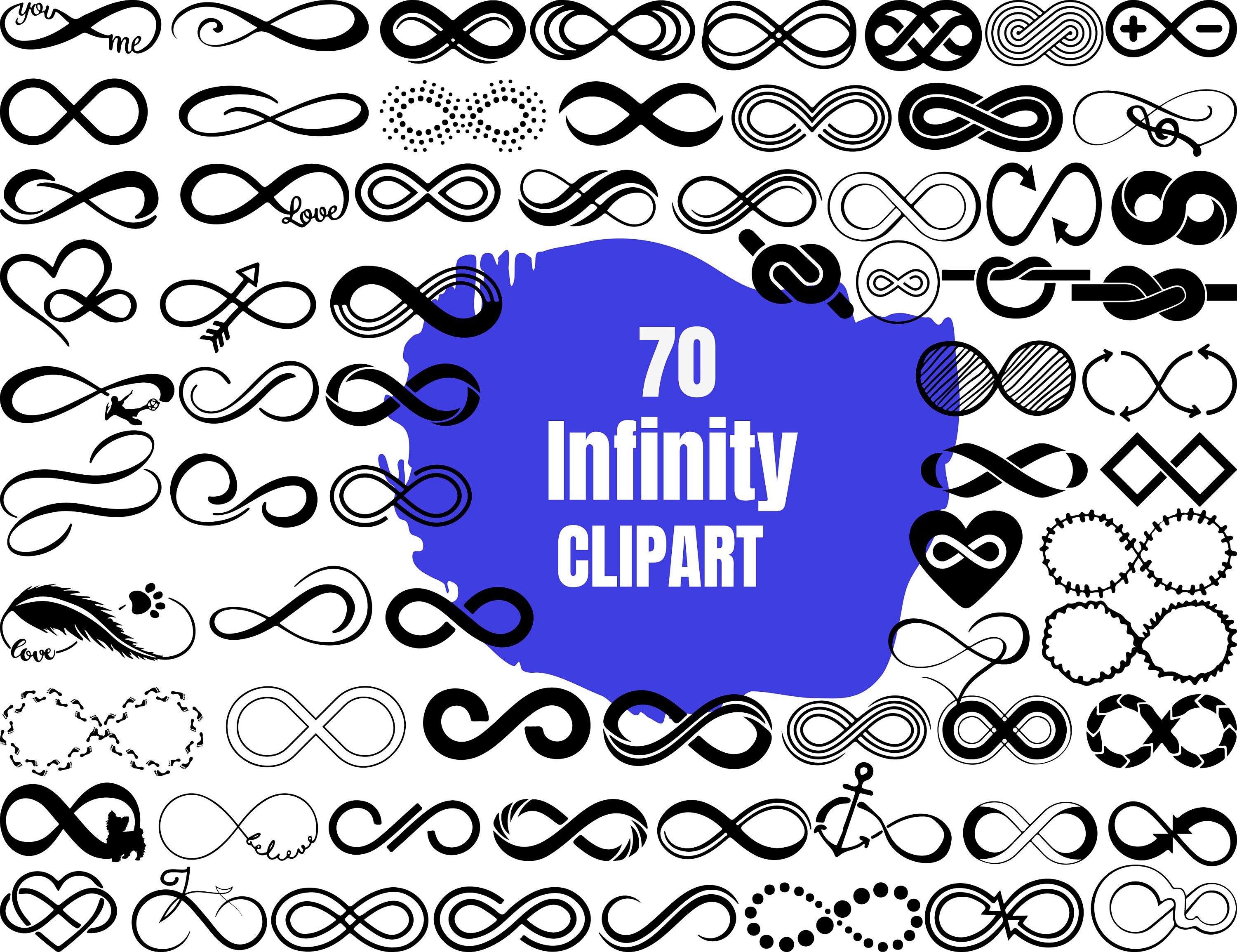 Infinity Svg Infinity svg bundle Infinity symbol Svg | Etsy