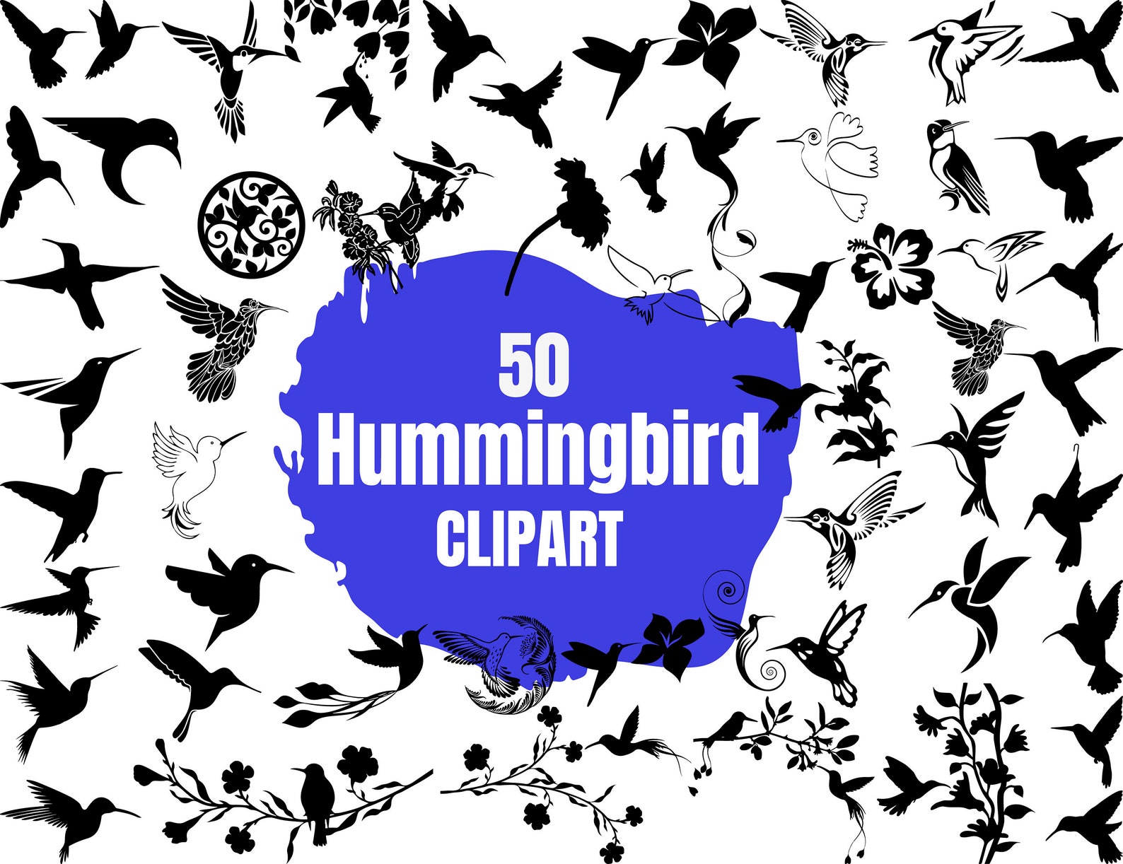 Hummingbird Svg Hummingbird Svg Bundle Humming Bird Svg | Etsy
