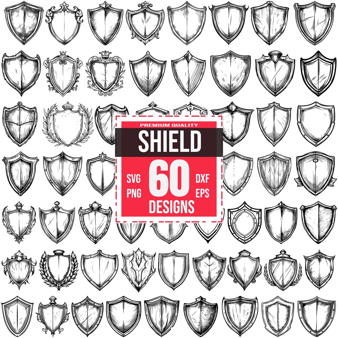 Shield Svg Bundle, Medieval Shield Svg, Viking Shield Svg, Warrior Shield Svg, Knight Shield Svg ...