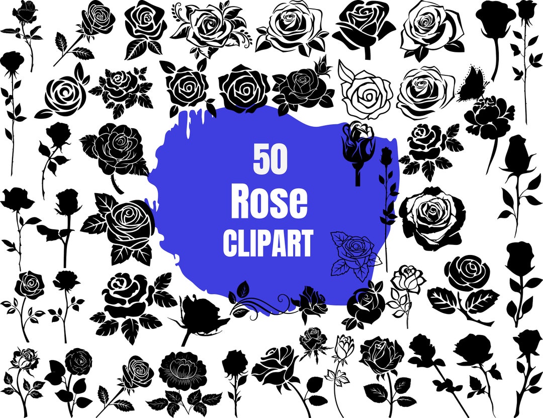 Rose Svg Rose Svg Bundle Roses Svg Rose Cut File Rose Svg - Etsy