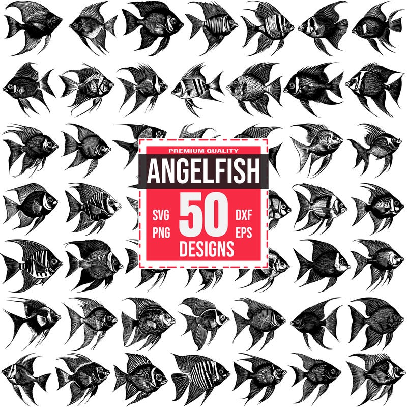 Angelfish Wall Art - Etsy