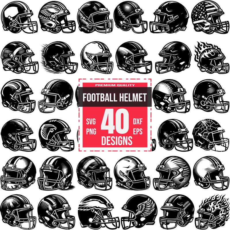 Nfl Helmet Svg - Etsy