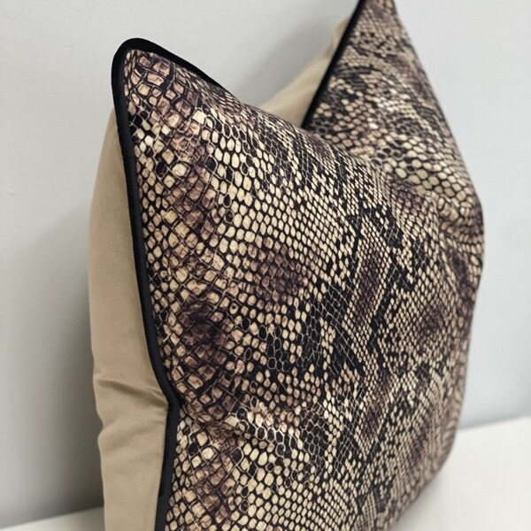 Snakeskin Pillow - Etsy
