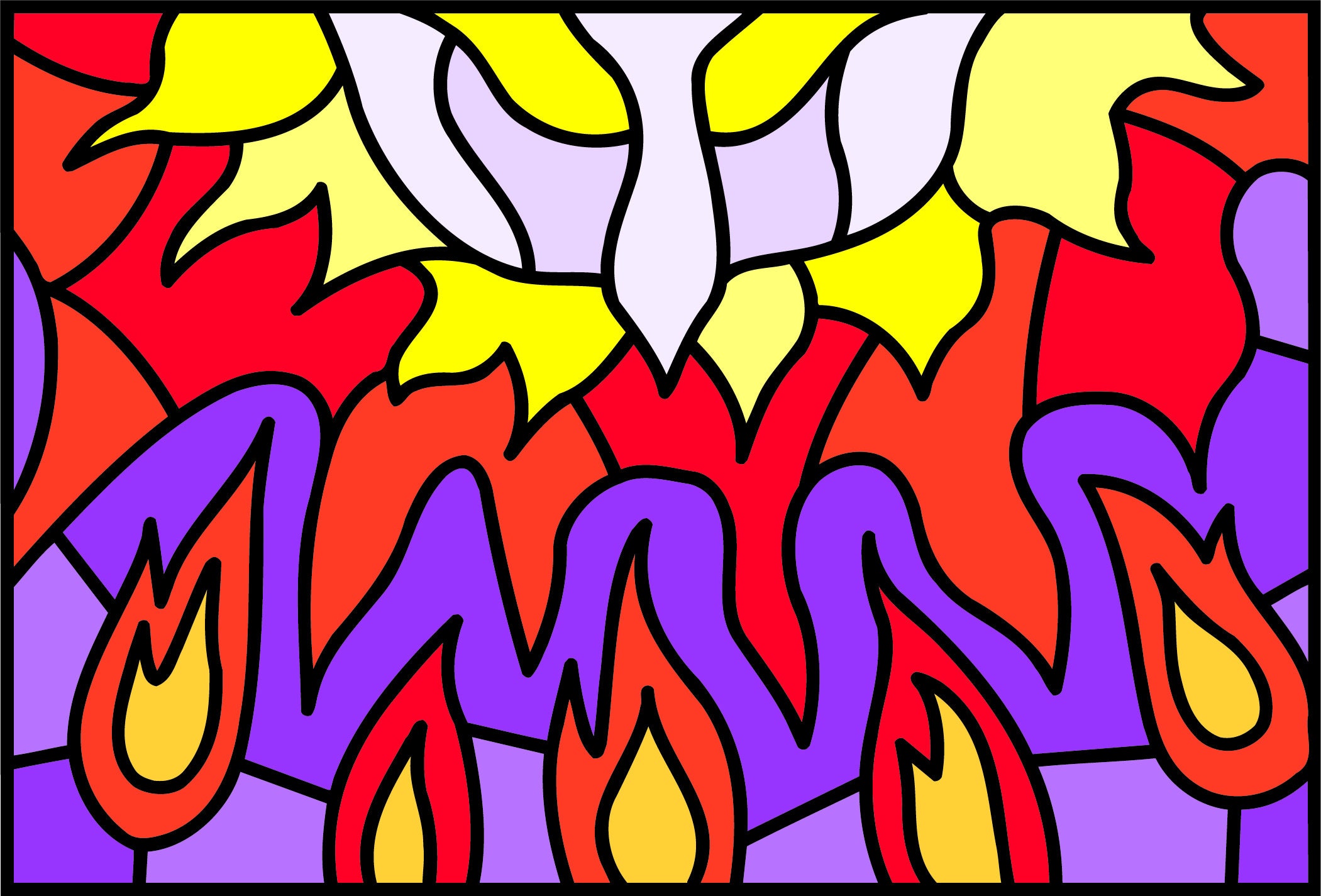 Religious - Stained Glass - Clip Art - Catholic - Church - Brochure ...